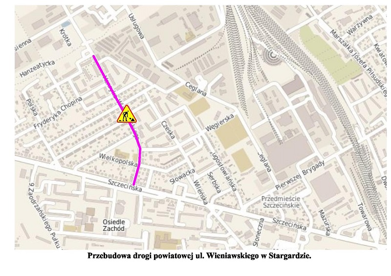 Stargard: Na początku przyszłego tygodnia ul. Wieniawskiego zamknięta ...